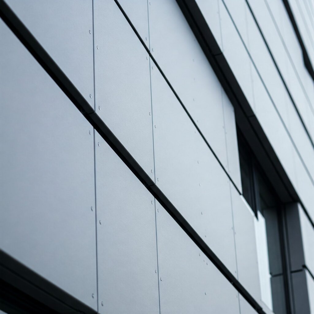 ALUCOBOND PLATA METÁLICO SILVER METALLIC panel de aluminio compuesto ...